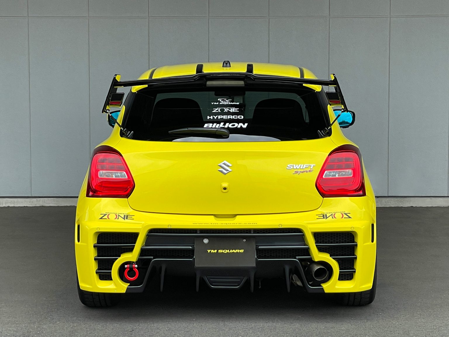 MINORU TANAKA BLOG » Blog Archive » TM-SQUARE リアウイング ＜ZC33S＞ WEBページ完成！！