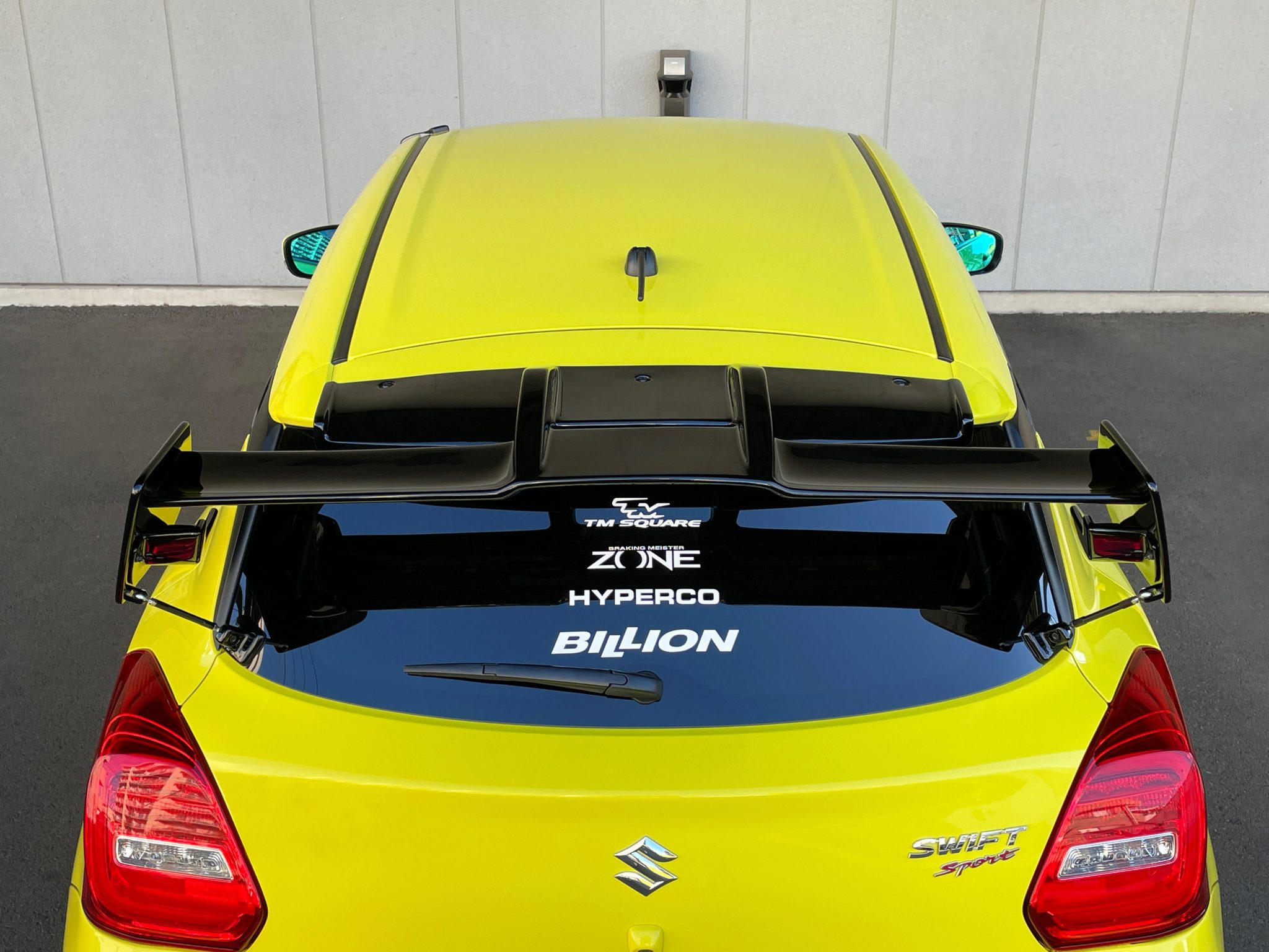 MINORU TANAKA BLOG » Blog Archive » TM-SQUARE リアウイング ＜ZC33S＞ WEBページ完成！！